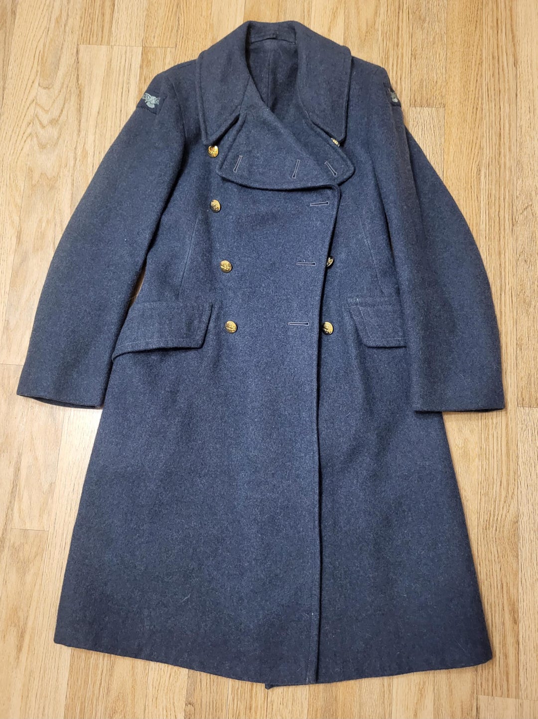 Rare Vintage Original 1945 Royal Air Force (RAF) Uniforms/ Overcoat ...