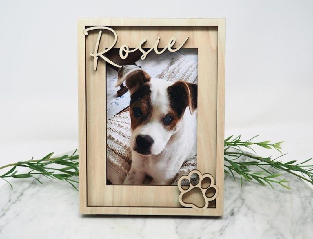 Personalized Dog Frame Dog Memorial Gift Custom Dog Picture Frame Pet ...