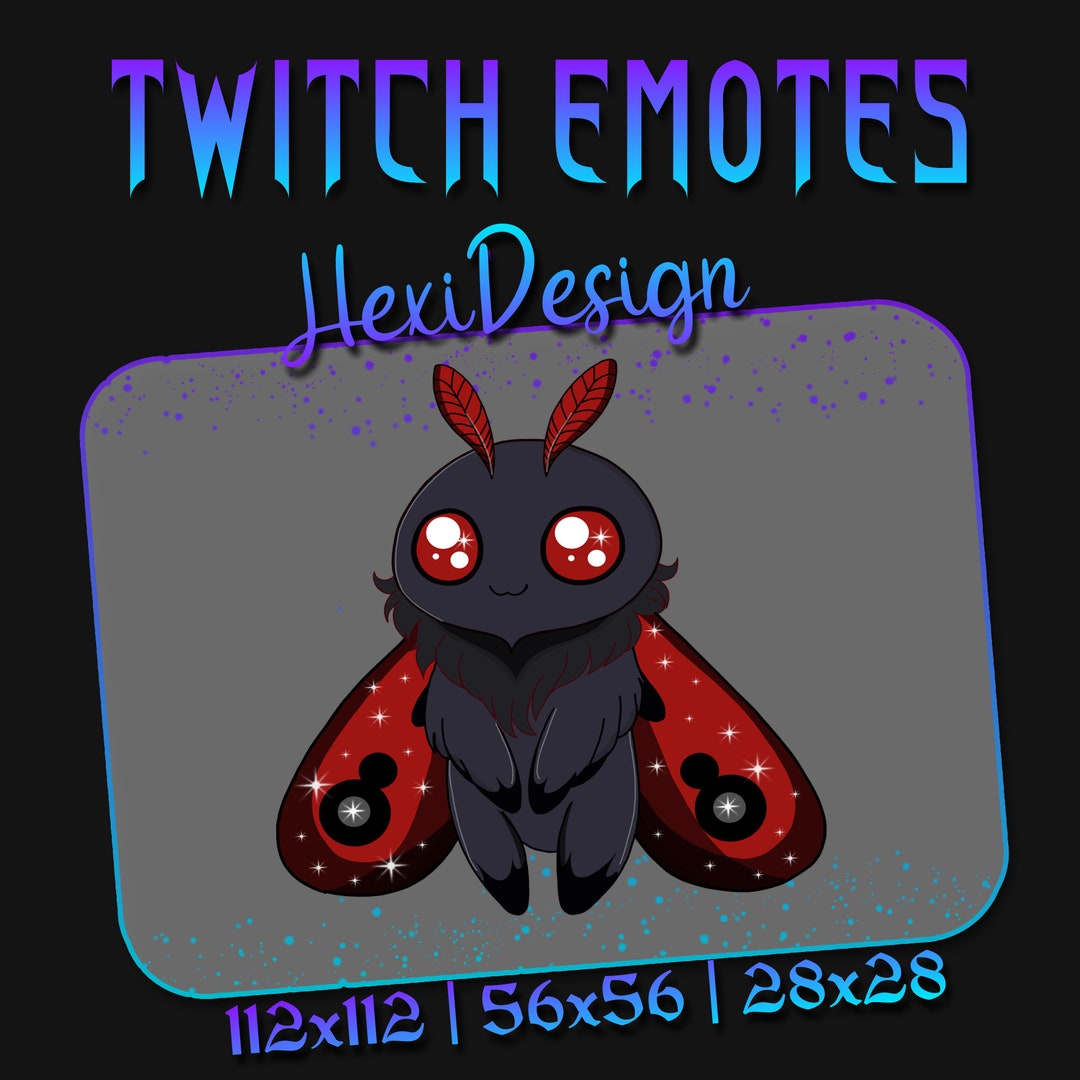 Twitch Chibi Mothman Emote - Etsy