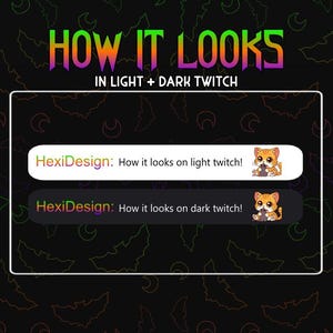 Twitch Emote Orange Tabby With Mouse Friend Cute Chibi for Streamers ...