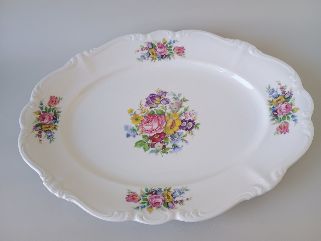 Rosenthal POMPADOUR - Large Serving Platter - Rosenthal Selb-bavaria ...