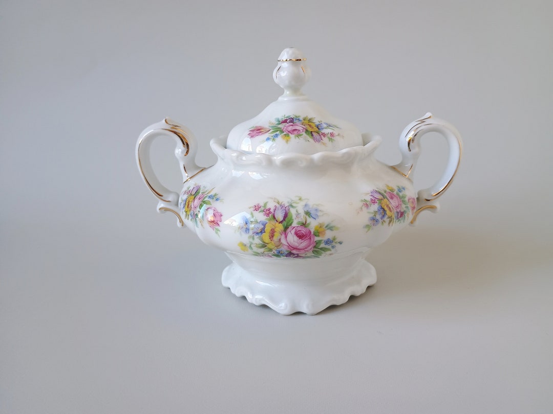 Rosenthal POMPADOUR - Sugar Bowl - Rosenthal Selb-bavaria POMPADOUR ...