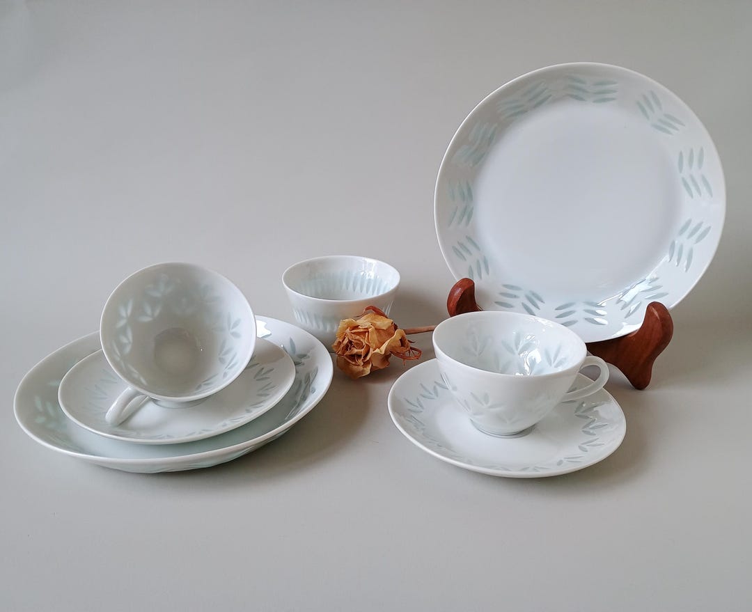 Friedl Holzer-kjellberg for Arabia Finland – Breakfast Set ‘lehti’ Cups ...