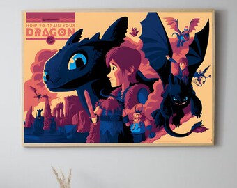 How to Train Your Dragon Poster, How to Train Your Dragon Wall Art ...
