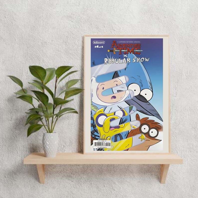 Adventure Time Poster Regular Show Print Adventure Time Wall Art ...