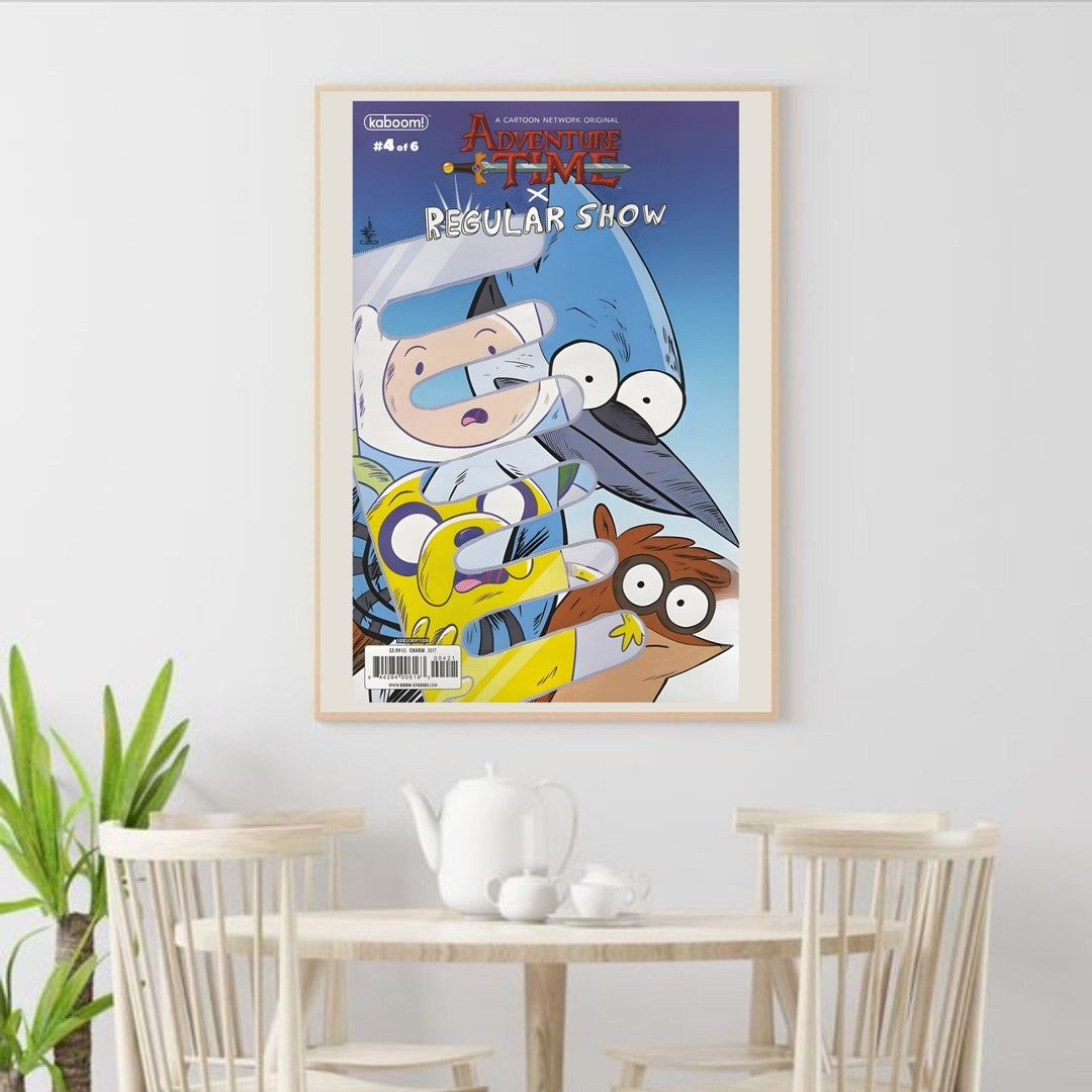Adventure Time Poster Regular Show Print Adventure Time Wall Art ...
