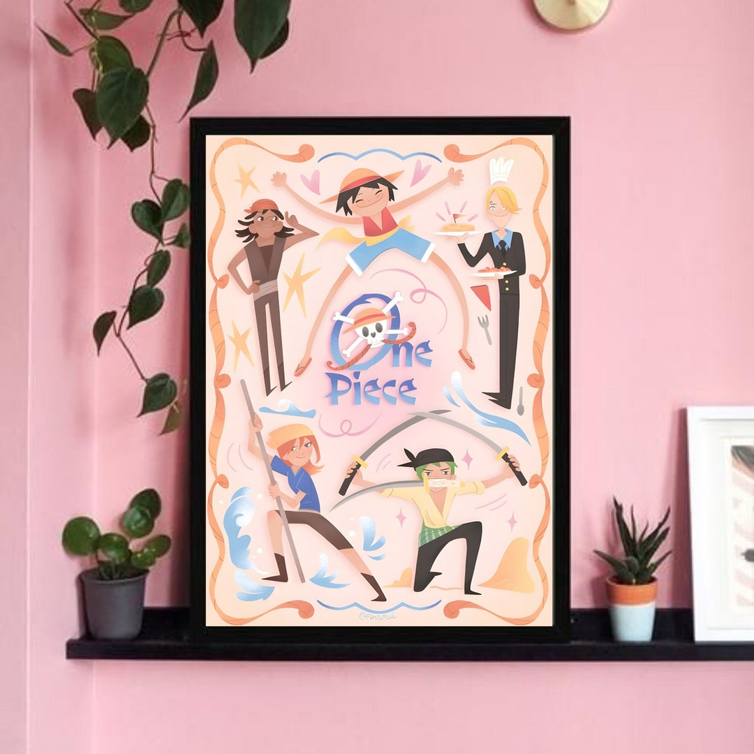 One Piece Poster, One Piece Anime Print, Anime Poster, One Piece Wall ...