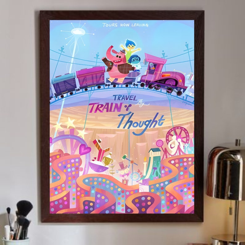 Inside Out Wall Art, Inside Out Poster, Inside Out Characters Art ...