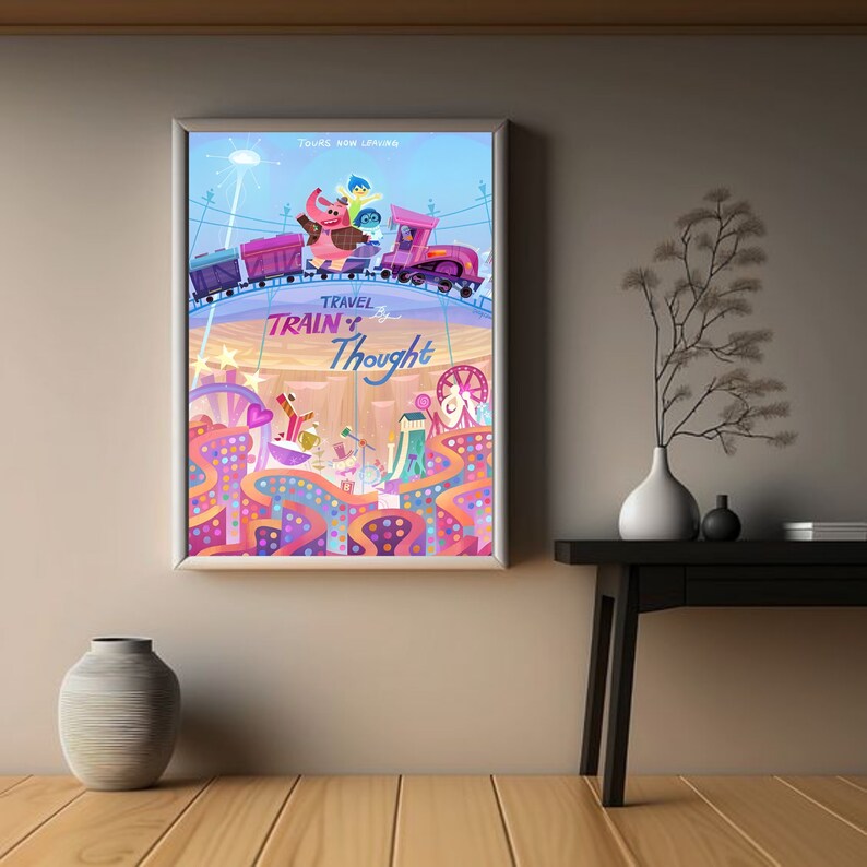 Inside Out Wall Art, Inside Out Poster, Inside Out Characters Art ...