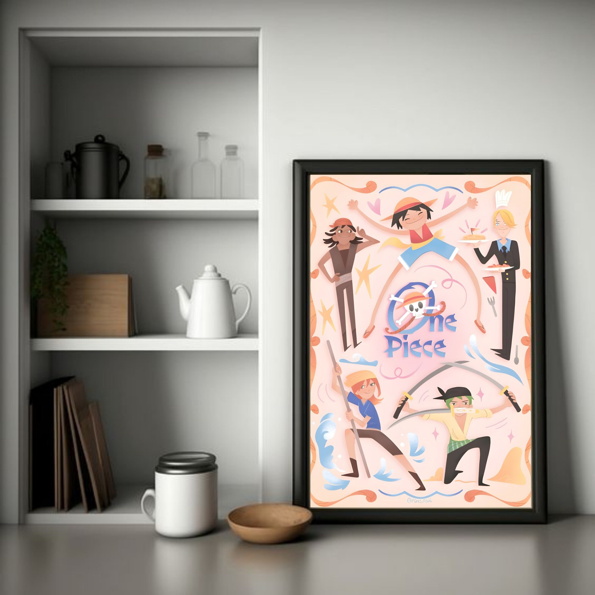 One Piece Poster, One Piece Anime Print, Anime Poster, One Piece Wall ...