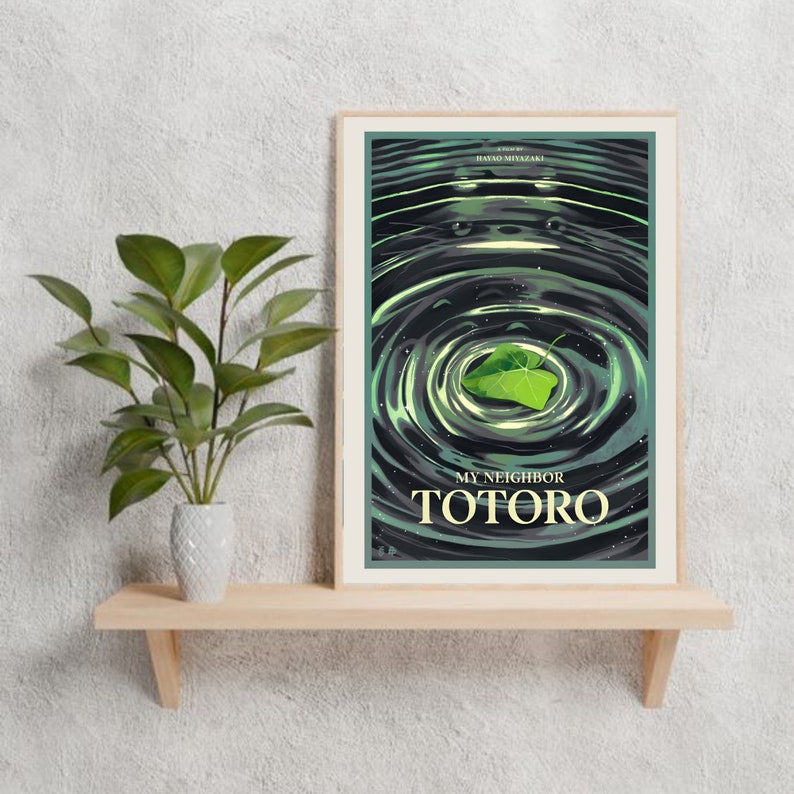 My Neighbour Totoro Poster, Totoro Wall Art, Studio Ghibli Print, My ...