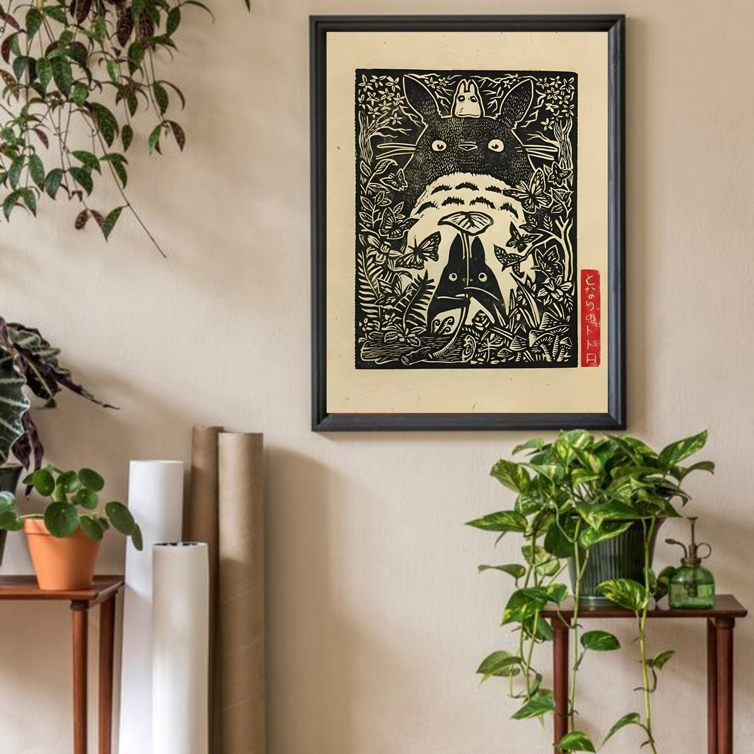 My Neighbor Totoro Poster, Studio Ghibli Poster, Anime Poster, Totoro ...