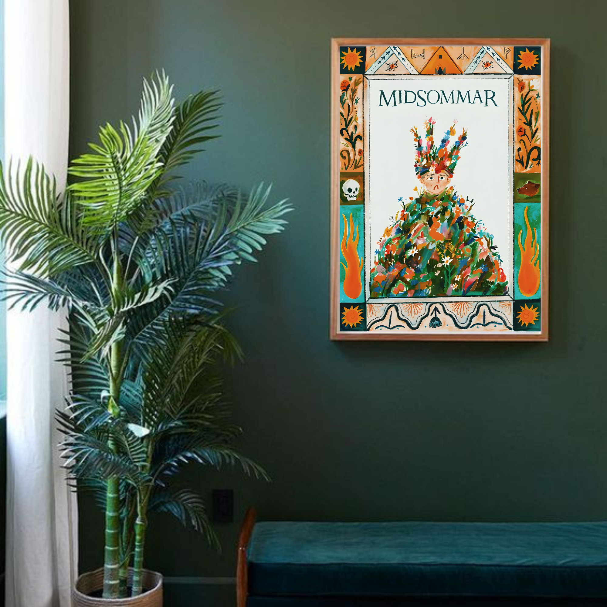 Midsommar Poster, Midsommar Wall Art, Midsommar Digital Print, Movie ...