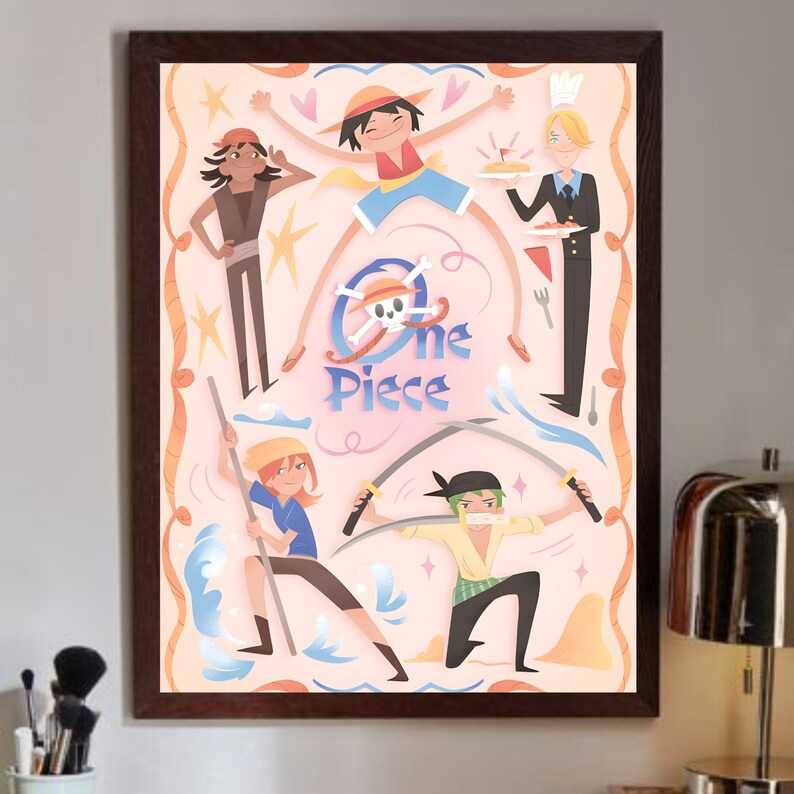 One Piece Poster, One Piece Anime Print, Anime Poster, One Piece Wall ...