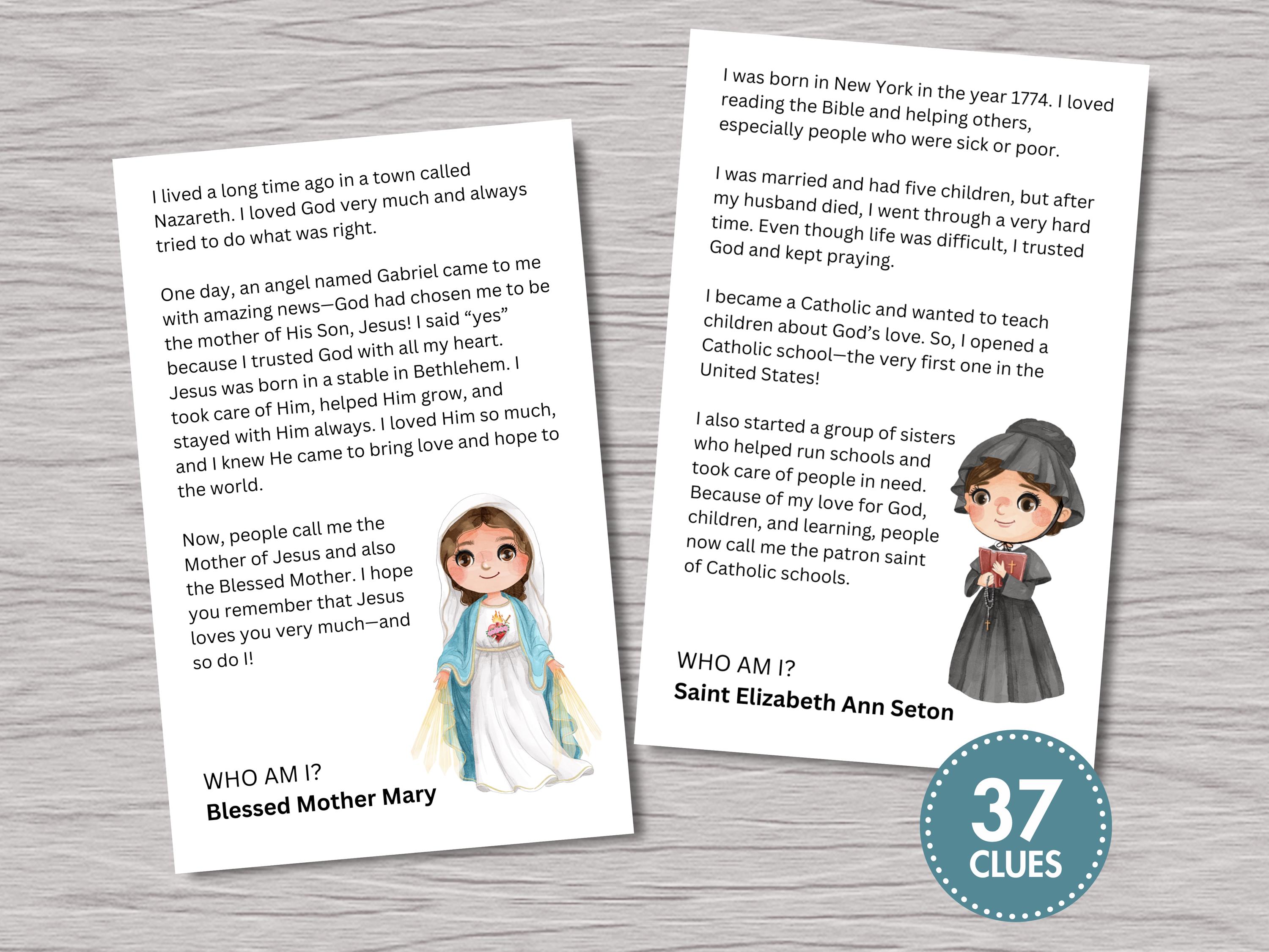 Catholic Saints Bingo Game: All Saints Day Activity (PDF Download - Etsy