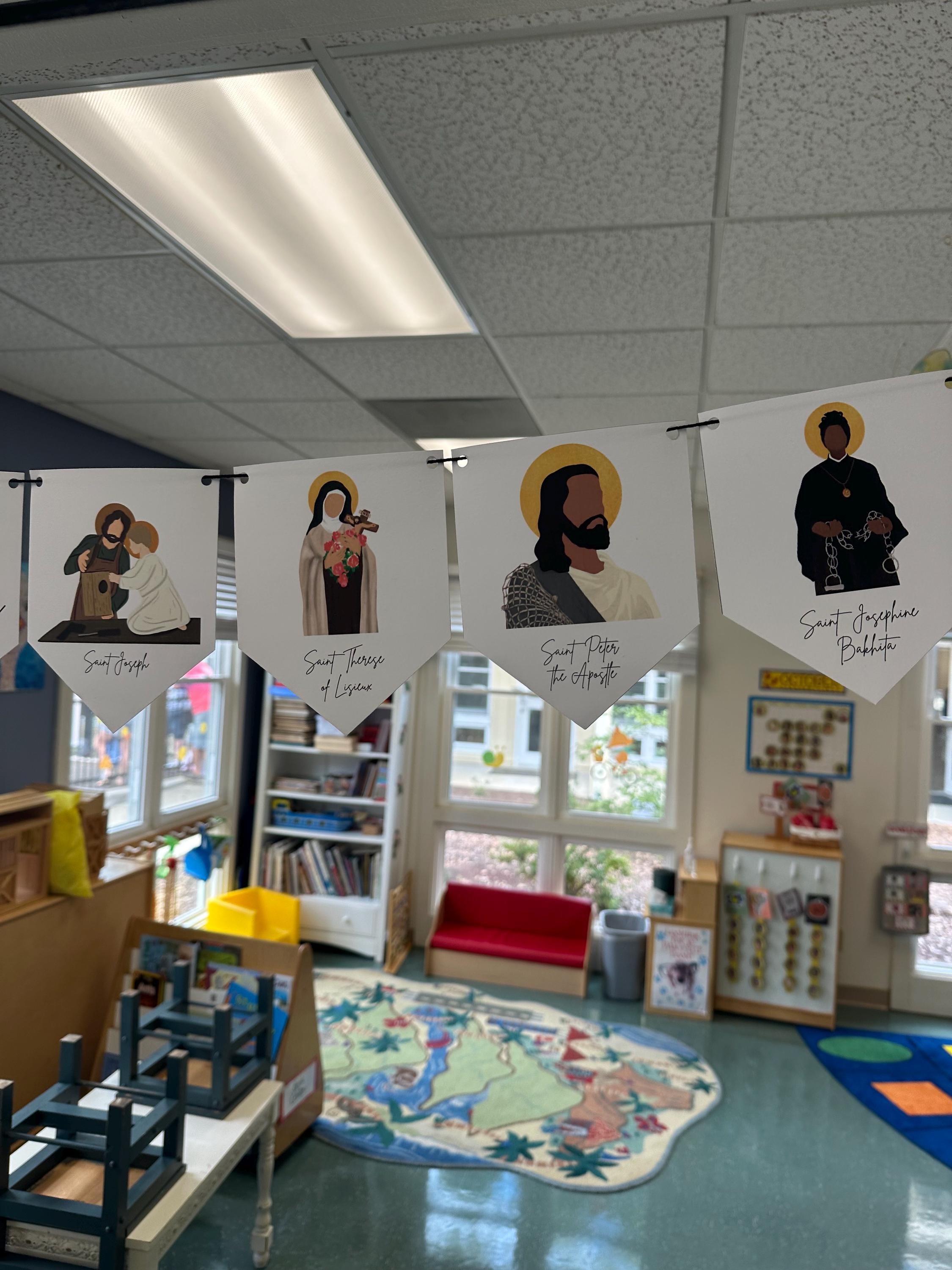 Printable Catholic Saints Banner: All Saints' Day Party Decor (digital ...