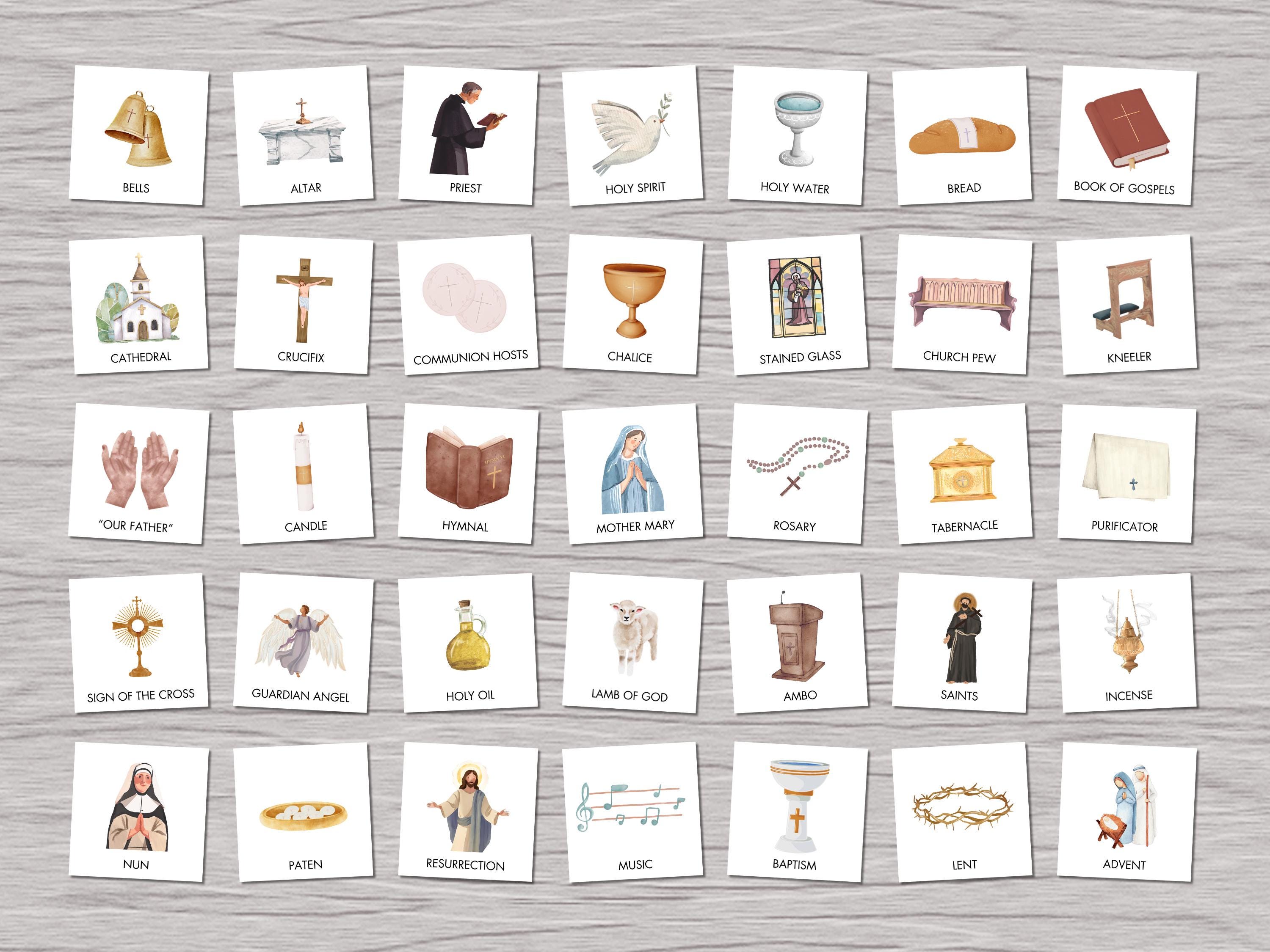 Catholic Mass Bingo Game: Printable Religious Education Activity (PDF ...