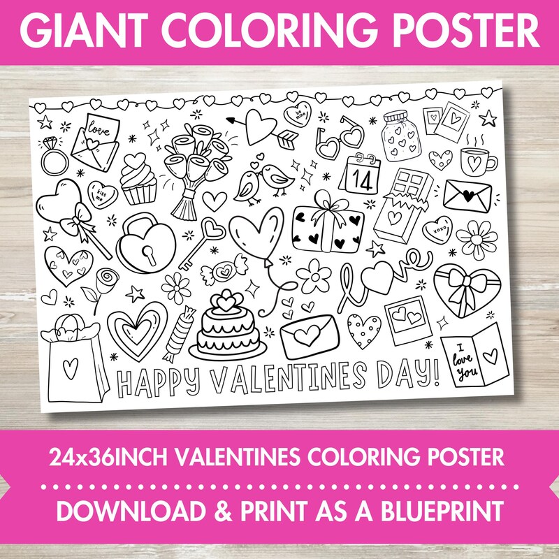 Colouring Poster - Etsy