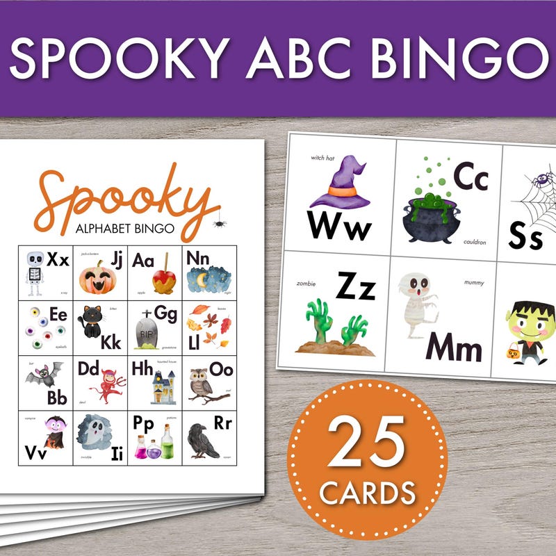 Halloween Bingo - Etsy