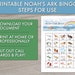 Noah's Ark Bingo Game: Christian Classroom Activity (digital Download ...