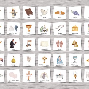 First Communion Bingo Game: Catholic Party Activity (digital Download ...
