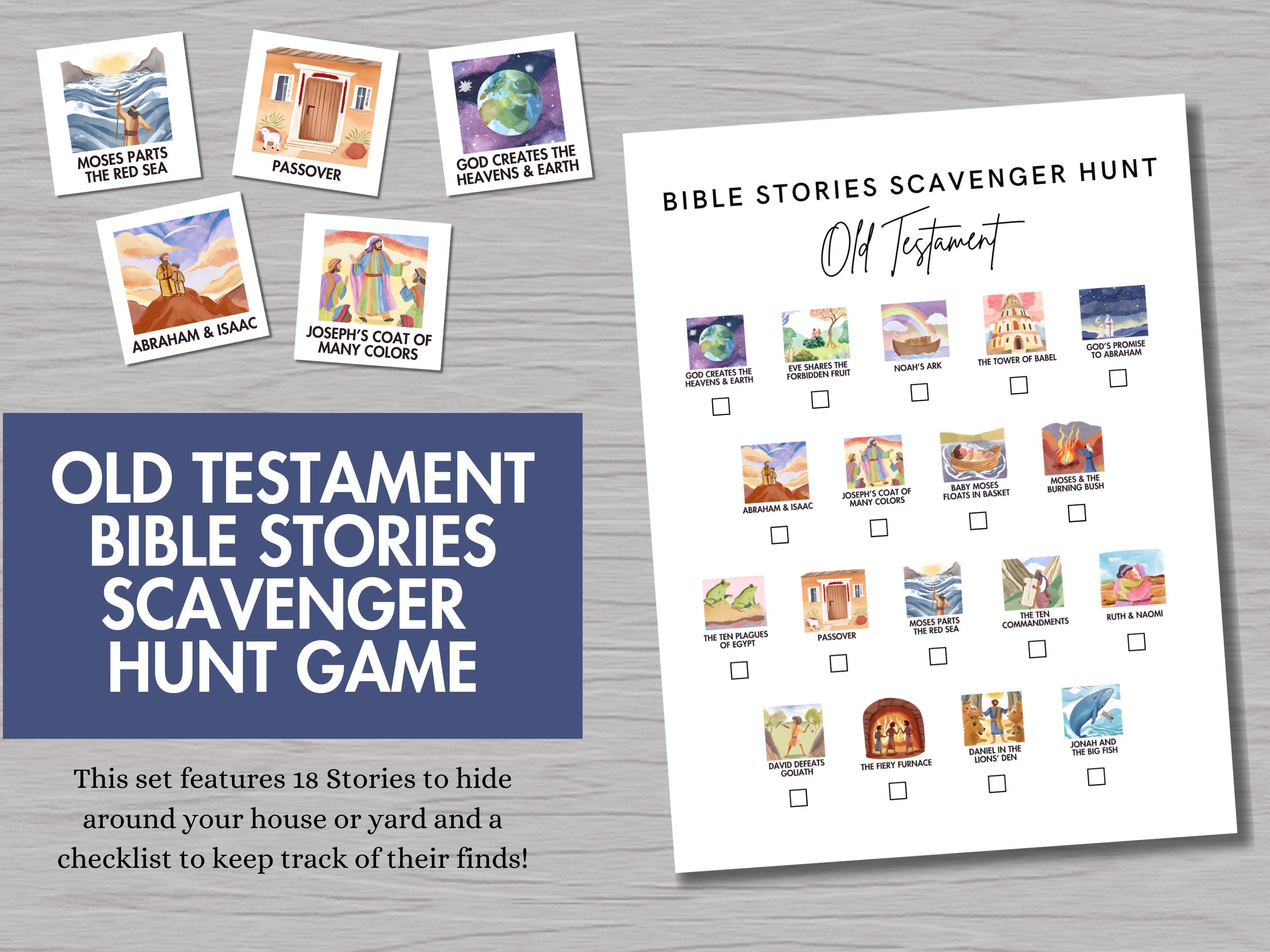 Old Testament Scavenger Hunt: Bible Stories Game (digital Download) - Etsy