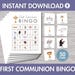 First Communion Bingo Game: Catholic Party Activity (digital Download ...