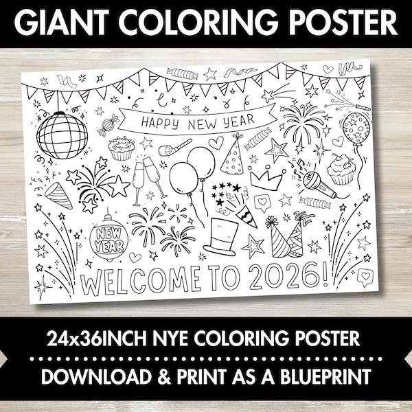 Nye Poster Printable - Etsy