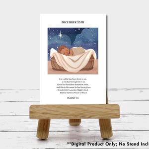 Printable Nativity Story Advent Cards: Religious Scripture Advent ...