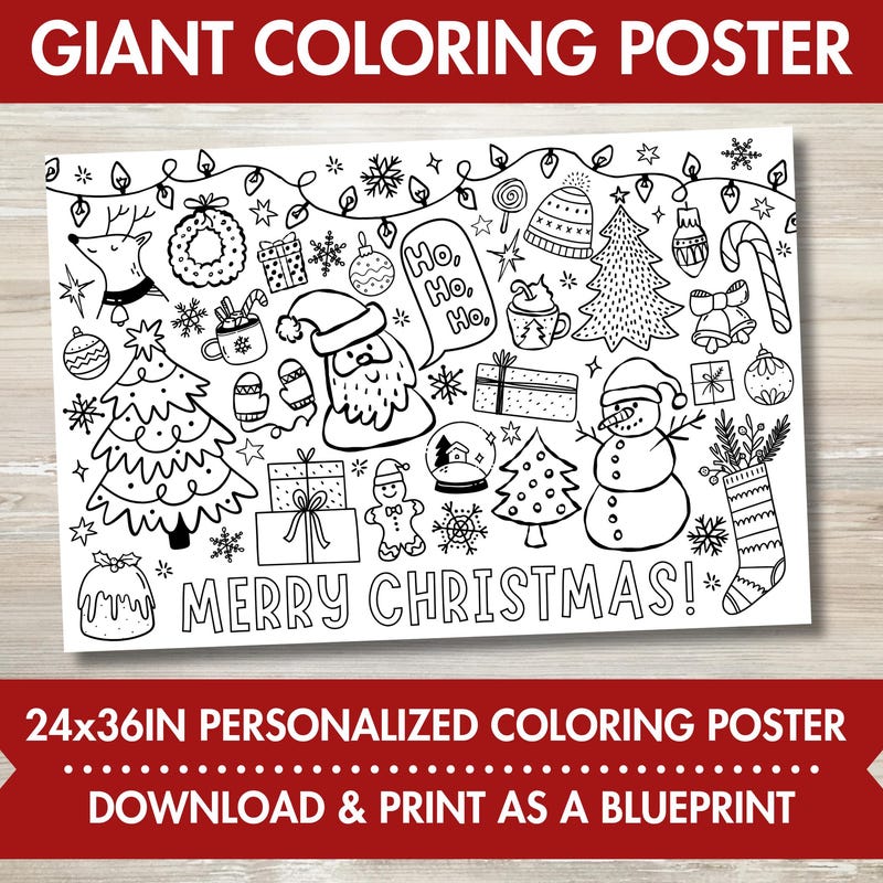Coloring Poster Printable - Etsy