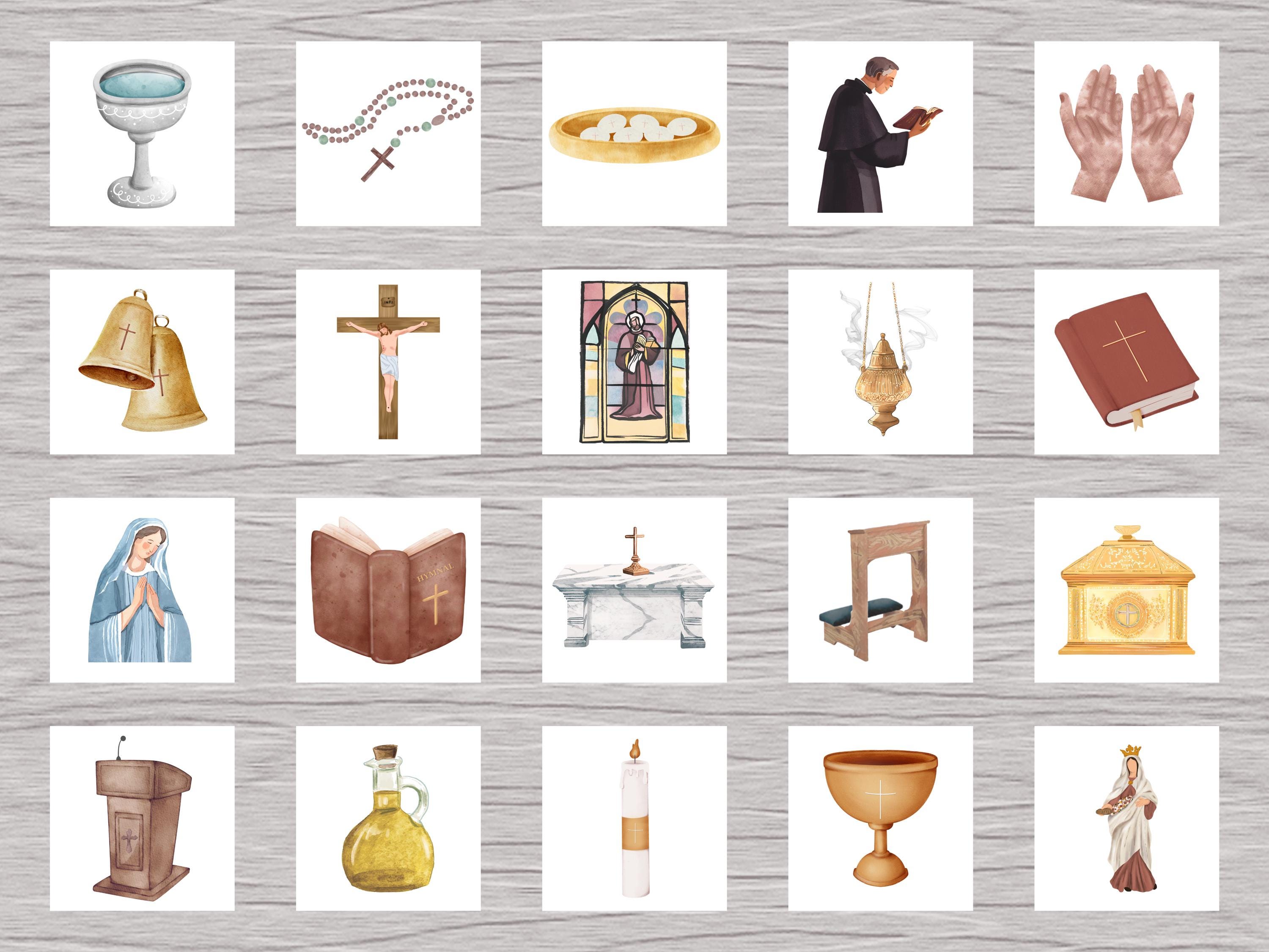 Catholic Mass Scavenger Hunt: Minimalist Church Activity (PDF ...