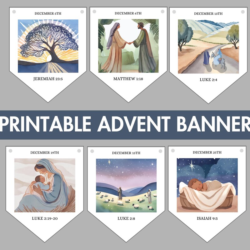 Nativity Banner - Etsy