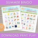 Printable School's Out! Bingo, Kids Summer-themed Party Game, Instant ...