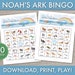 Noah's Ark Bingo Game: Christian Classroom Activity (digital Download ...