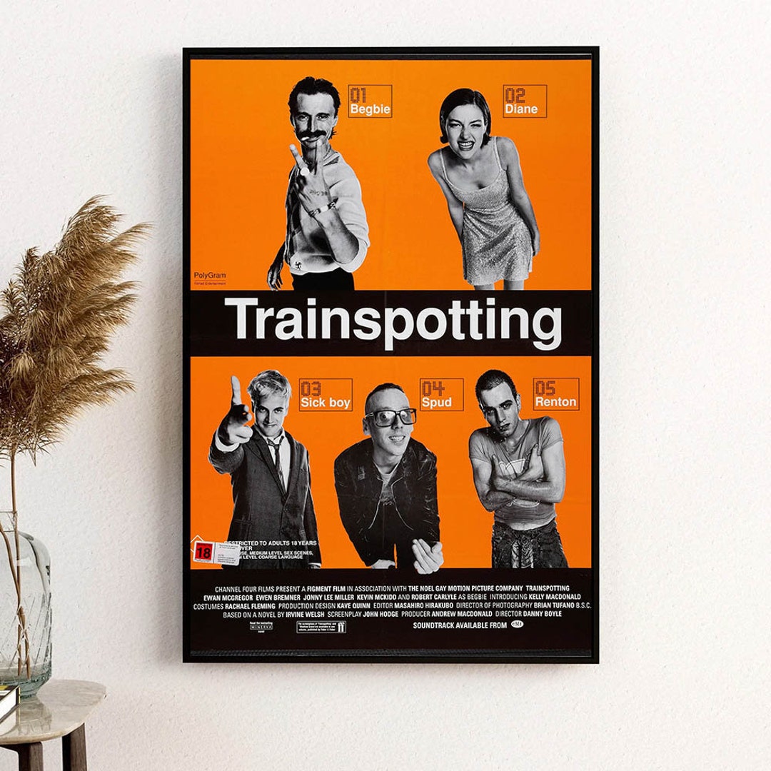 Trainspotting Movie Poster, High Quality Canvas Prints, Wall Art, Home ...