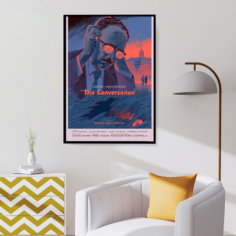 The Conversation 1974 Movie Poster, High Quality Canvas Prints, Wall ...