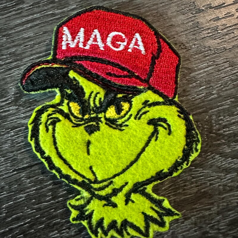 Grinch Applique - Etsy