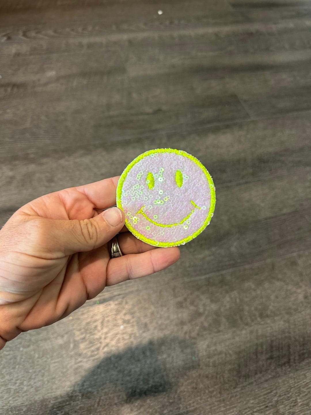 Smiley Face Patch - Etsy