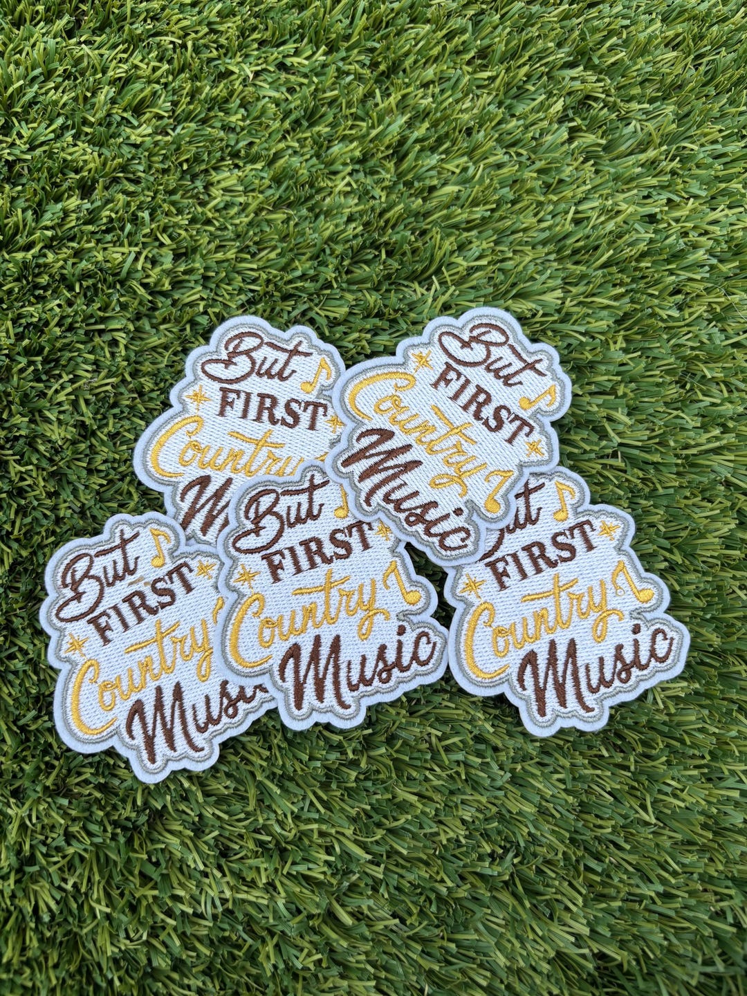 Trendy but First Country Music Patch - Etsy