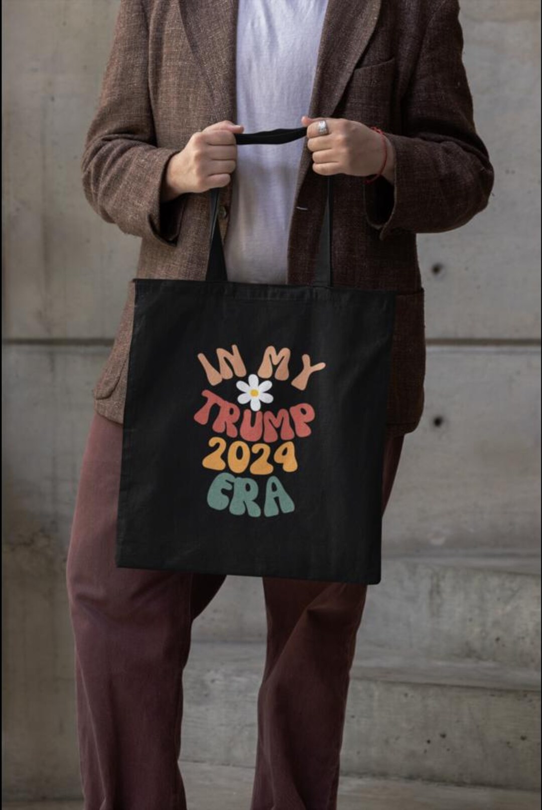 Election 2024 Canvas Tote Bag, Kamala Harris Vs Trump, Political Tote ...