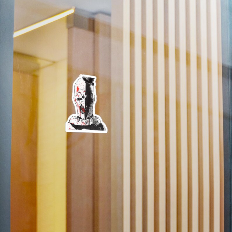 Vinyl Decal Sticker, Horror Movie Art the Clown Drawing, T B Art ...