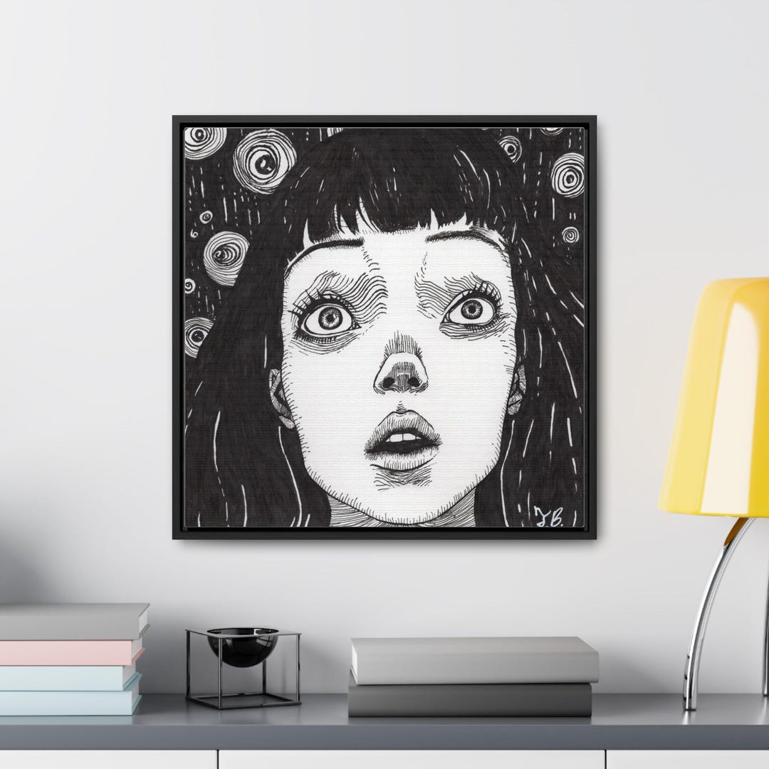 Spiraling Canvas Wraps, Square Frame - Etsy