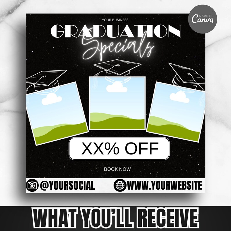 Graduation Specials, Graduation Booking Flyer, Graduation Hairstylist ...