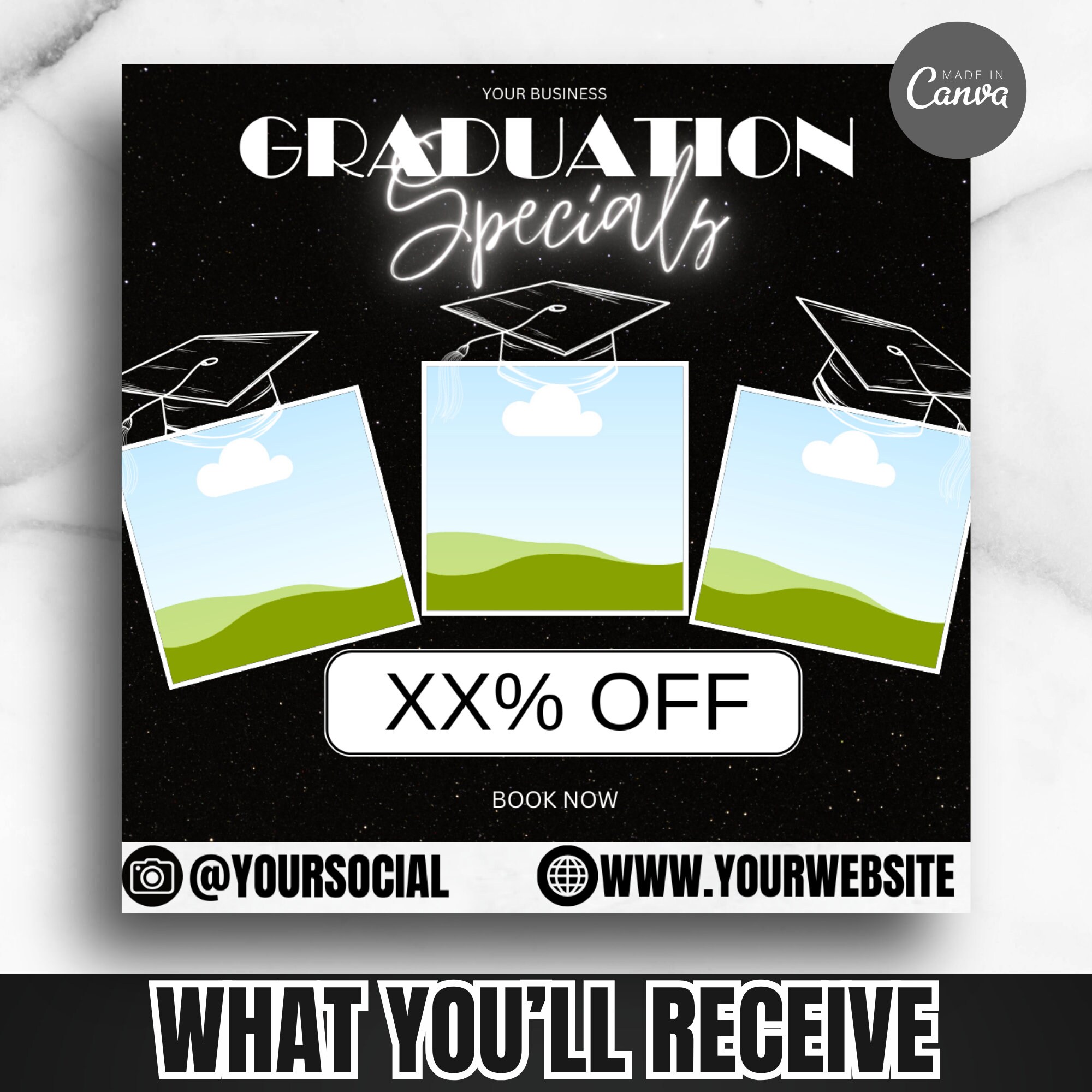 Graduation Specials, Graduation Booking Flyer, Graduation Hairstylist ...