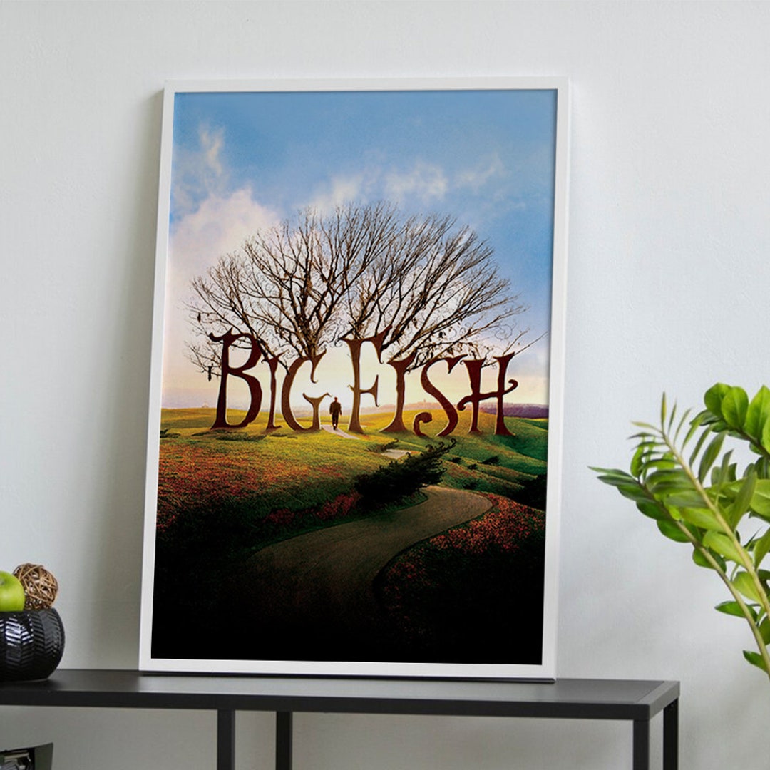 Big Fish Movie Poster, Classic Vintage Film Poster, Room Decor, Art ...