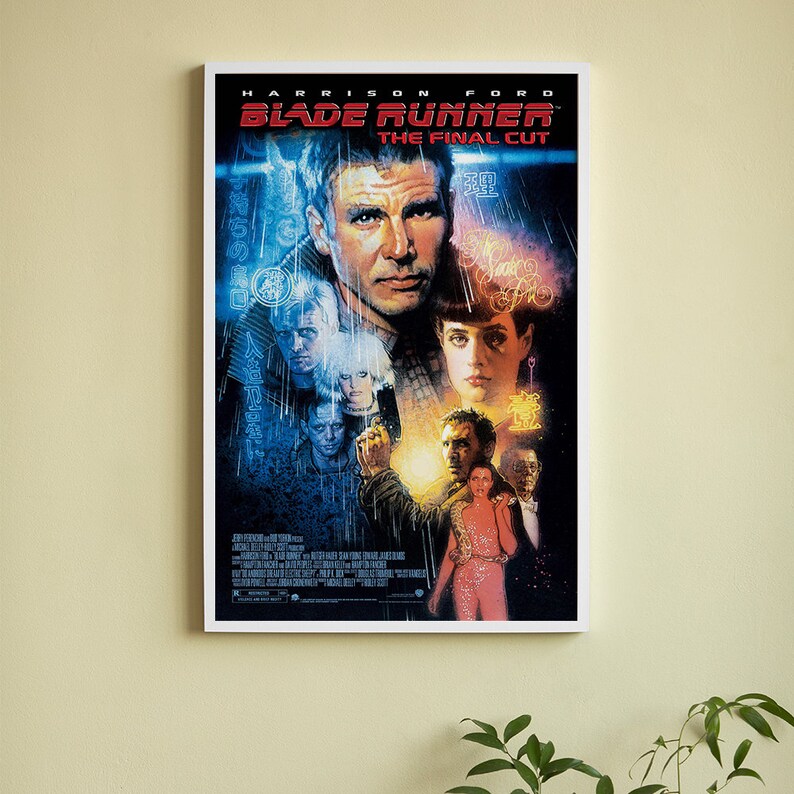 Blade Runner Movie Poster, Classic Vintage Film Poster, Room Decor, Art ...
