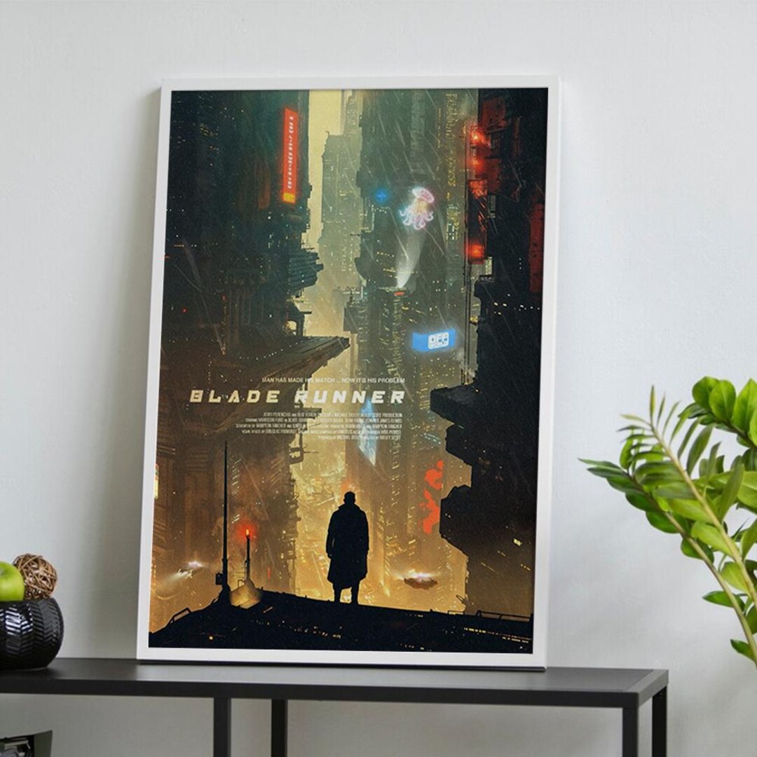 Blade Runner Movie Poster, Classic Vintage Film Poster, Room Decor, Art ...