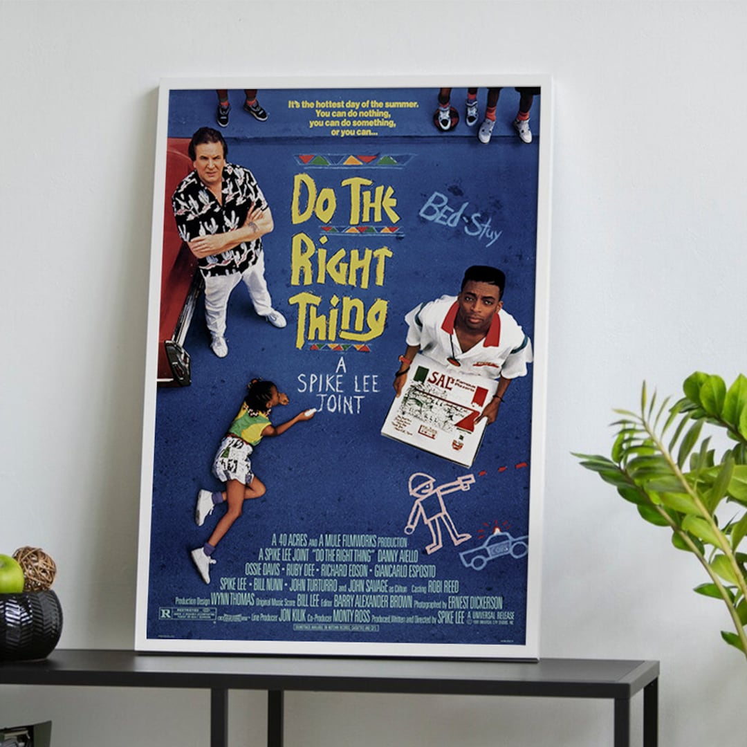 Do the Right Thing Movie Poster, Classic Vintage Film Poster, Room ...