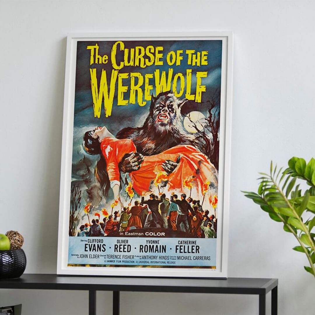 The Curse of the Werewolf Movie Poster, Classic Vintage Film Poster ...