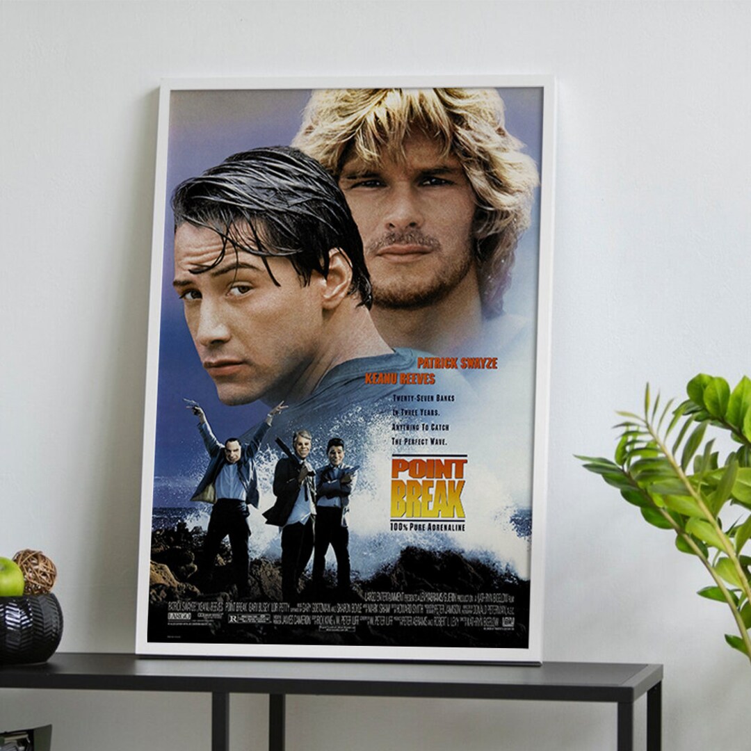 Point Break Movie Poster, Classic Vintage Film Poster, Room Decor, Art ...
